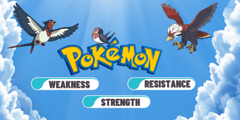 Flying-type Pokémon Weakness, Resistance, And Strength